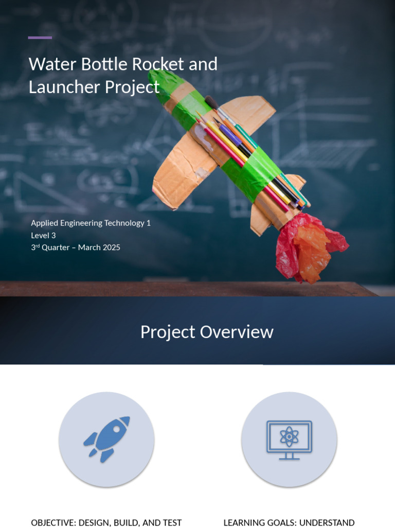 Water Bottle Rocket Project | PDF | Rocket | Force