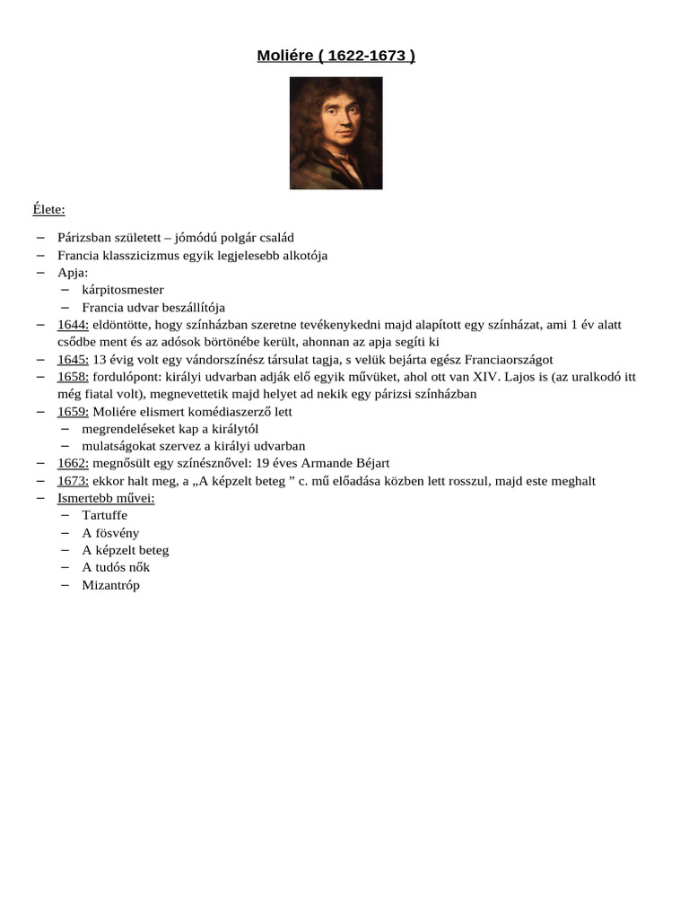 Moliére - Tartuffe | PDF