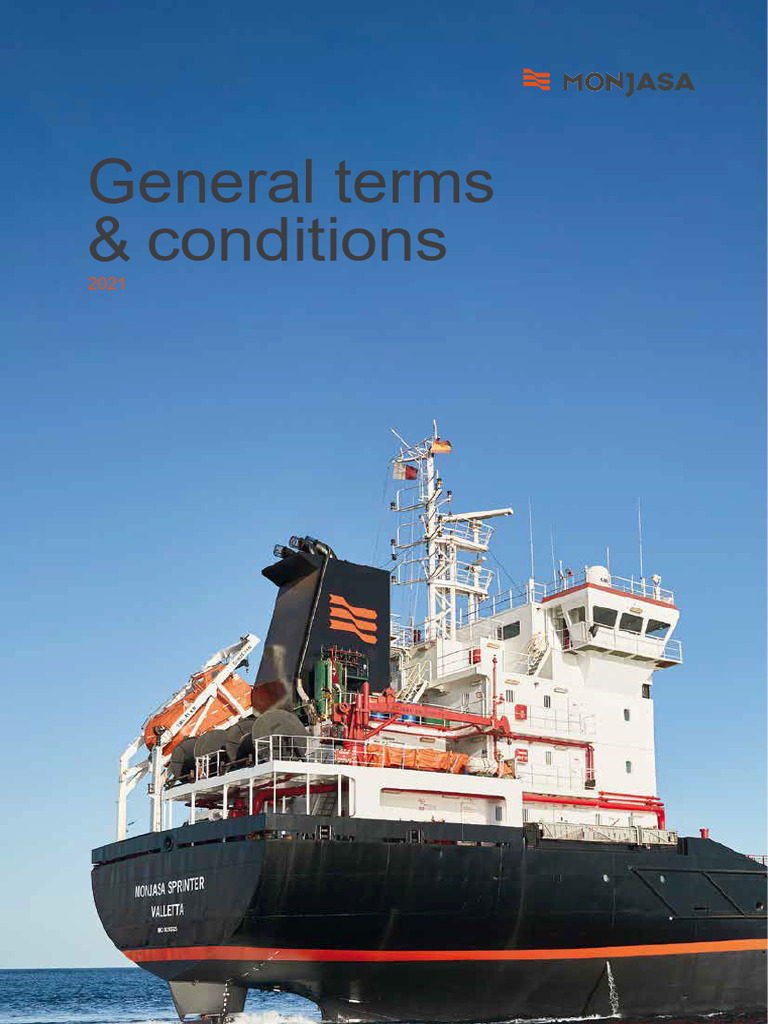 Monjasa General Terms and Conditions 2021 | PDF | Legal Liability ...