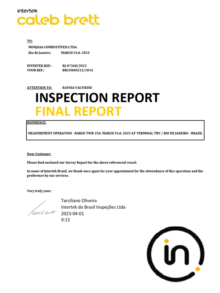 Final Report - Monjasa - Brcon002132014 - Barge TWB-250 - Diesel Mgo ...