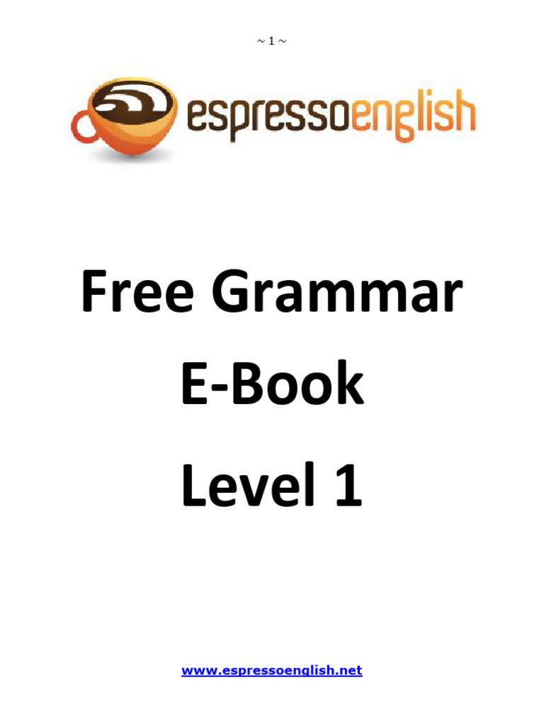 Free English Grammar Book Level 1 | PDF | Adverb | Adjective