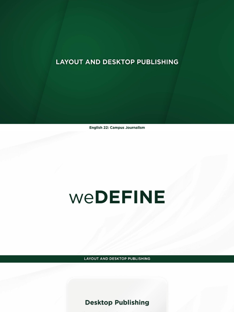 Layout and Desktop Publishing | PDF | Page Layout | Typefaces