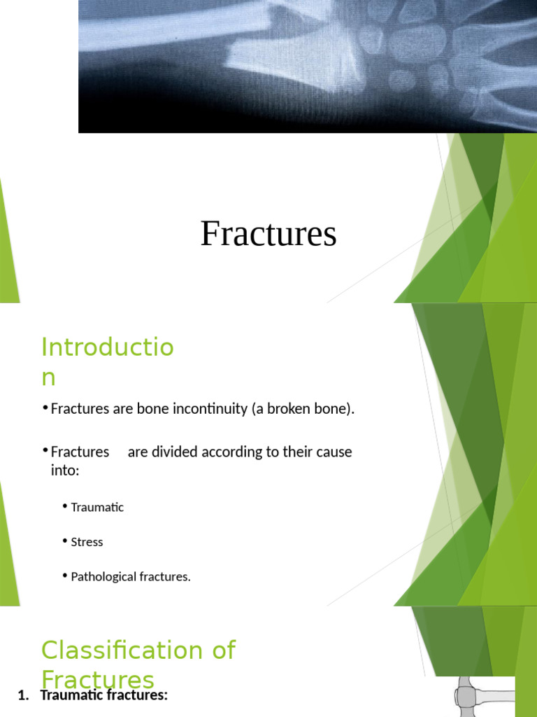 Fractures Ortho 1 (1) - 1 | PDF | Bone | Musculoskeletal System