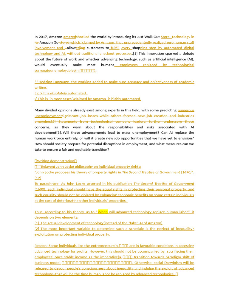 Jun13 - Adam Mo Essay Comments by Tutor Vivian Hong | PDF | Artificial ...