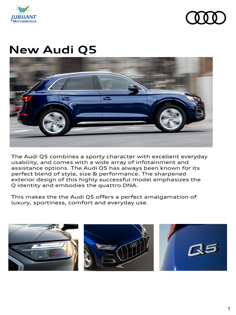 New Audi Q5 MY24 | PDF