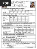PAN Card Application and Correction Form | PDF | Applications Of ...