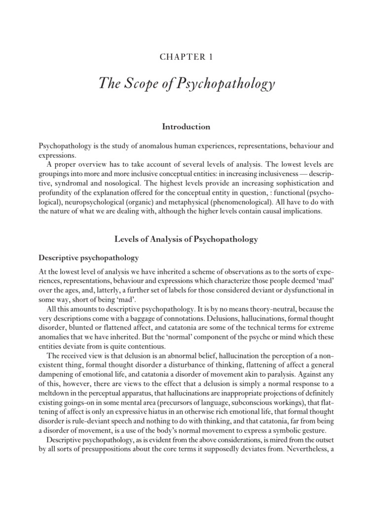 Cutting Critiq Book Chapter 1 | PDF | Psychological Concepts | Behavioural Sciences
