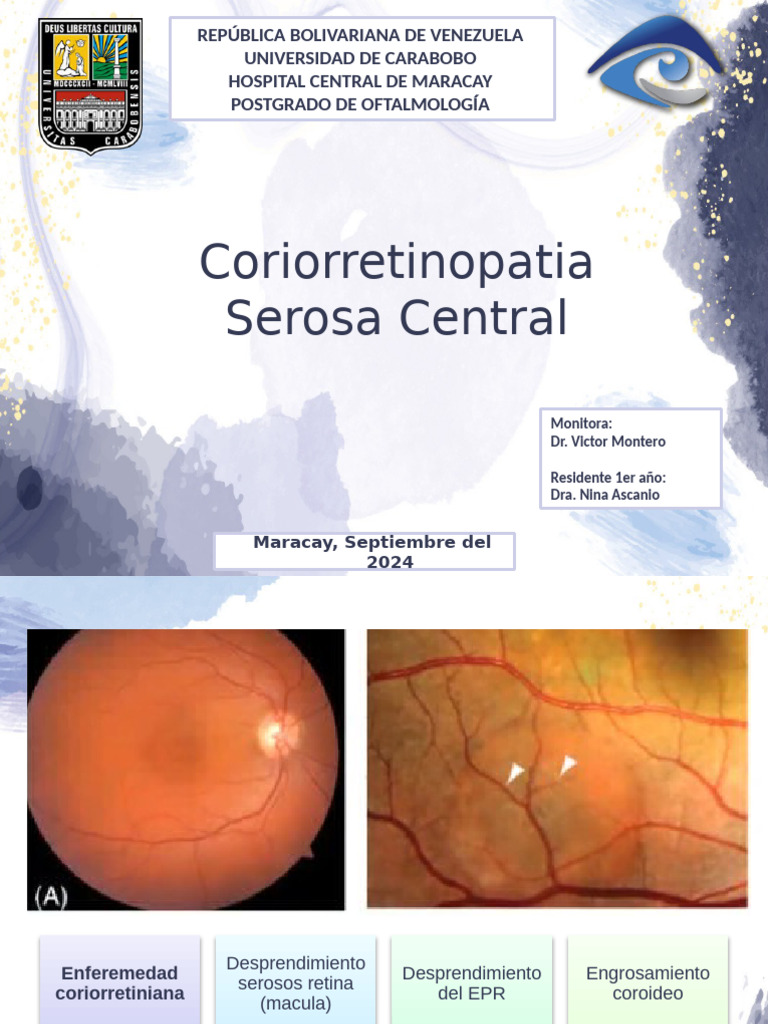 Corioretinoparia Serosa Central | PDF | Especialidades Medicas ...