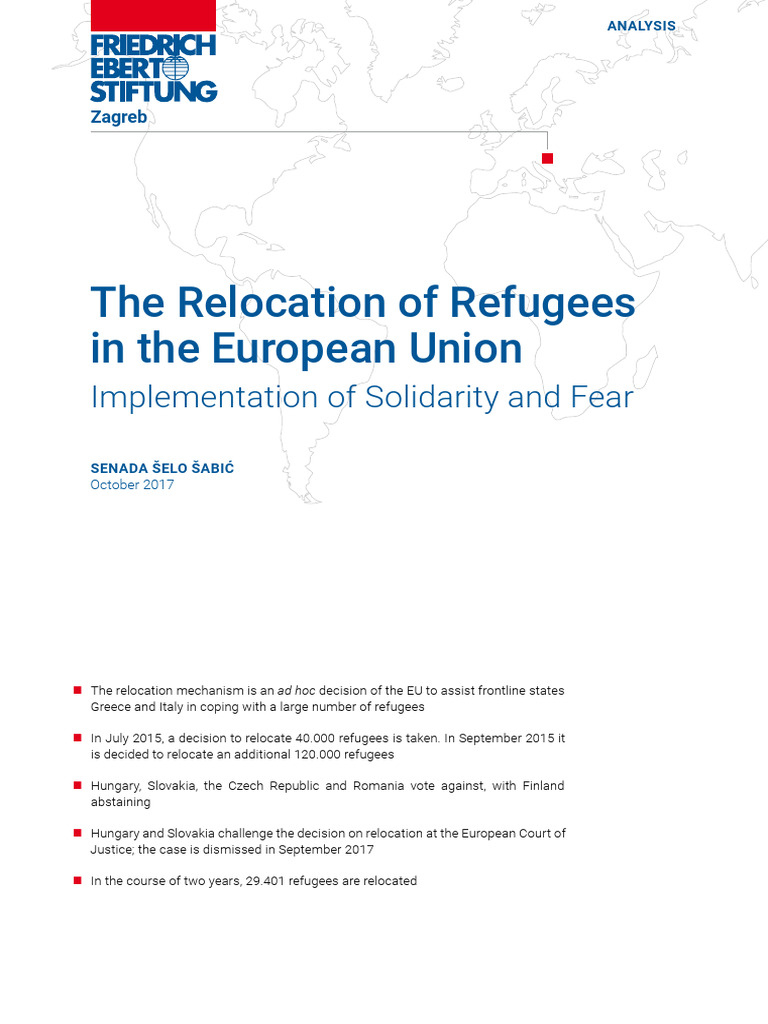 EU Refugee Relocation Mechanism Overview | PDF | European Union | Refugee