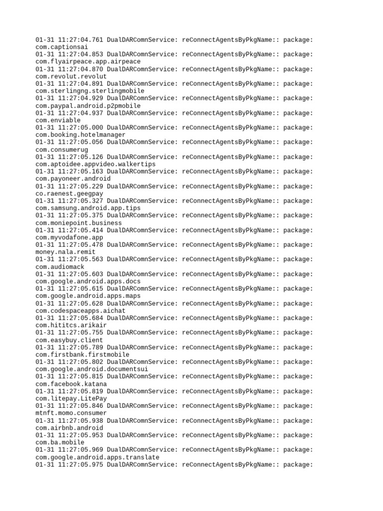 Ddar FW Log | PDF