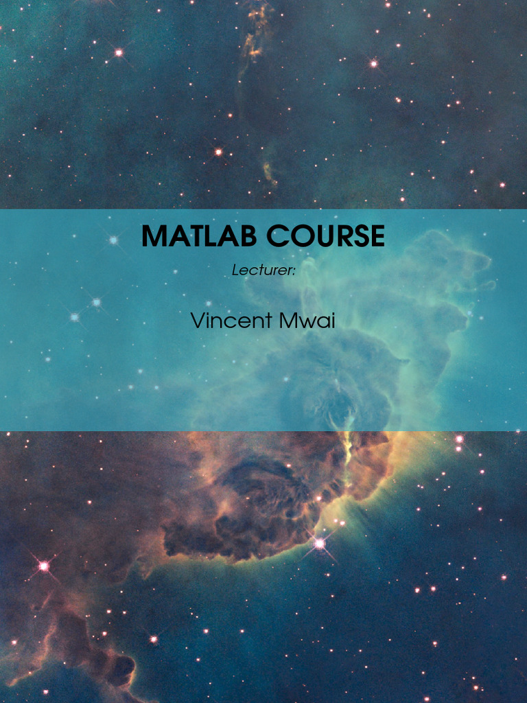 MATLAB TUTORIALS | PDF | Matrix (Mathematics) | Matlab