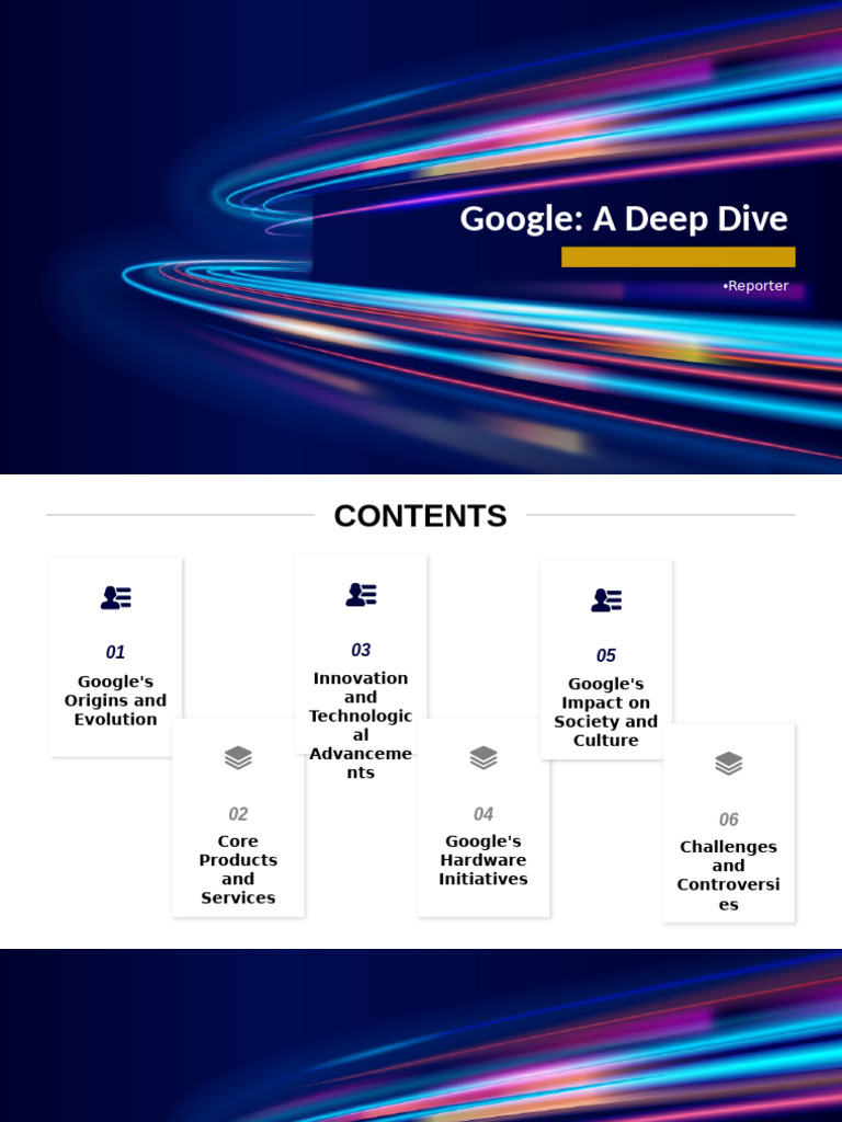 AIPPTMaker - Google - A Deep Dive | PDF | Cloud Computing | Search Engine Optimization