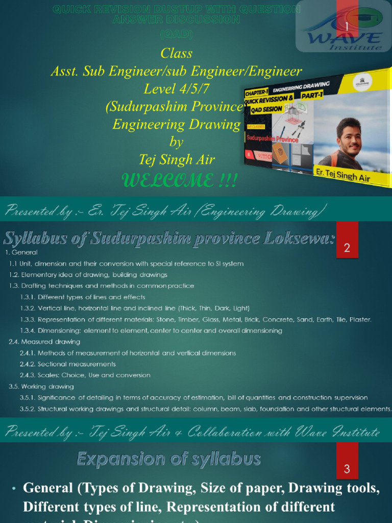 Drawing MCQ 5th W | PDF