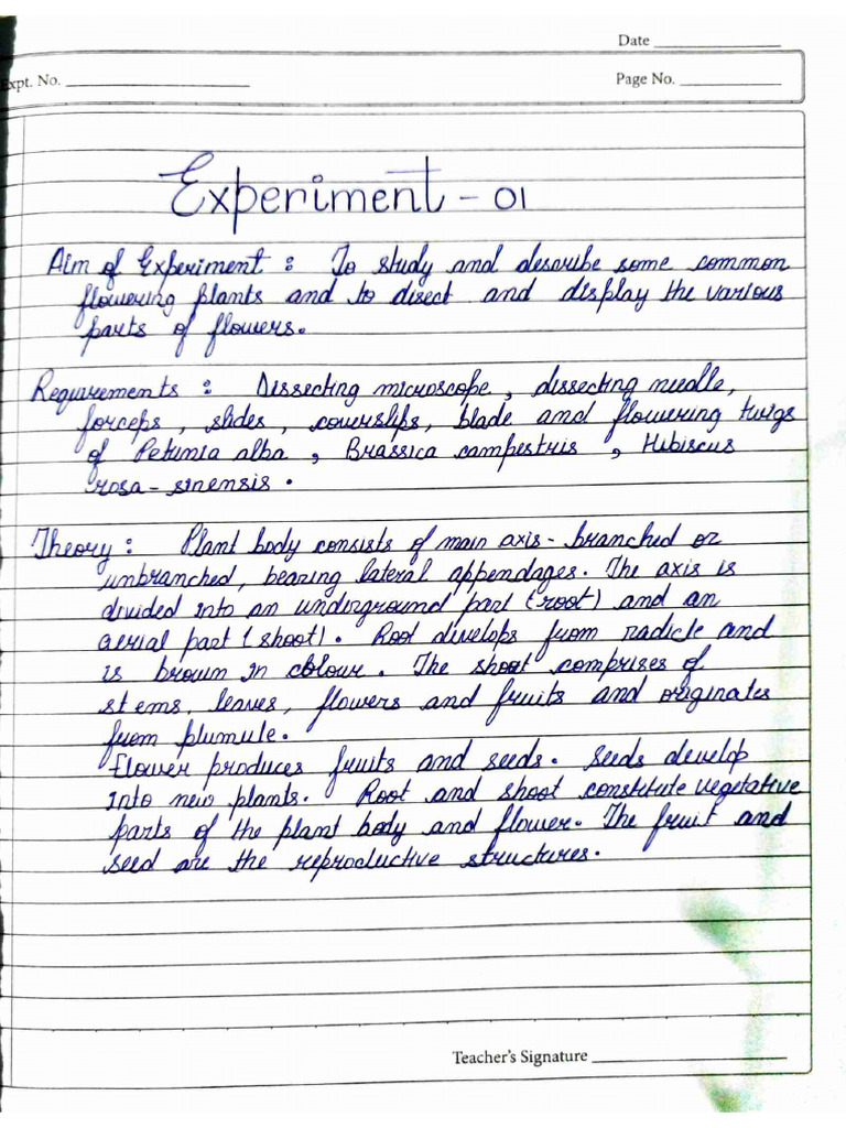 Bio 1,2 Experiment | PDF