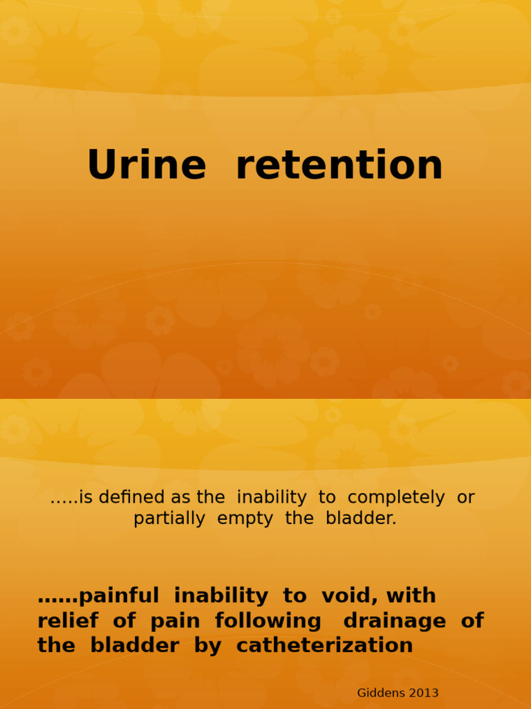 (٢) US - Urine Retention | PDF | Urination | Urinary System