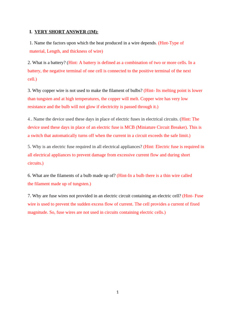 Key Concepts of Electricity and Electromagnetism | PDF | Fuse (Electrical) | Compact Fluorescent ...