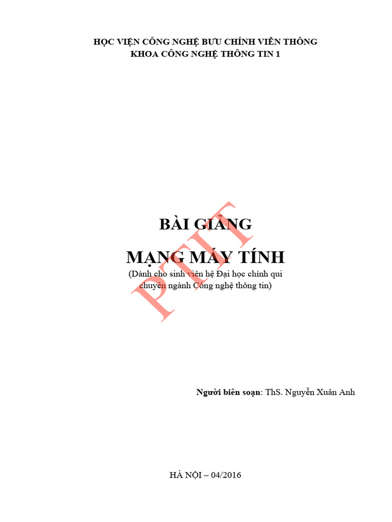Bai Giang - Mang May Tinh | PDF