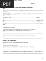 Grade 8 Technology Mini PAT Guide | PDF | Flour