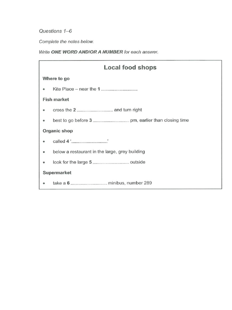 Ielts Listening Practice Pdf