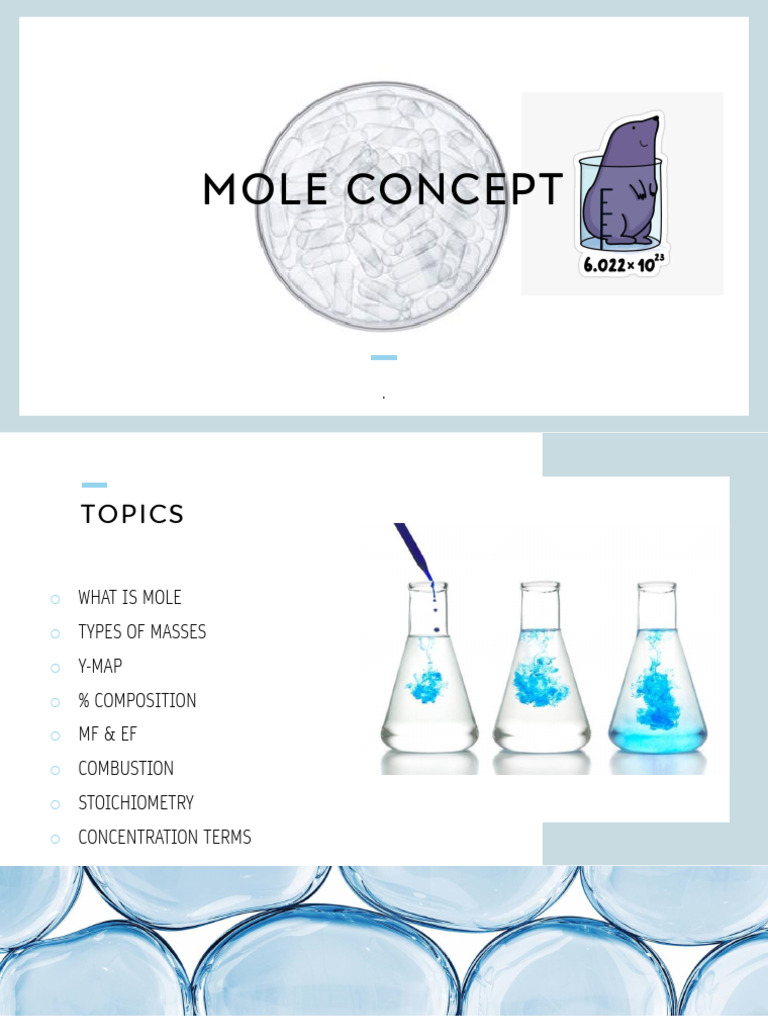 Understanding the Mole Concept | PDF | Mole (Unit) | Stoichiometry
