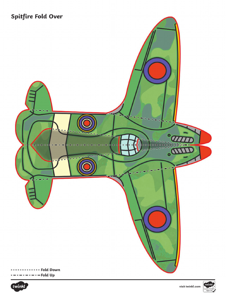 Simple WW2 Spitfire Paper Craft | PDF