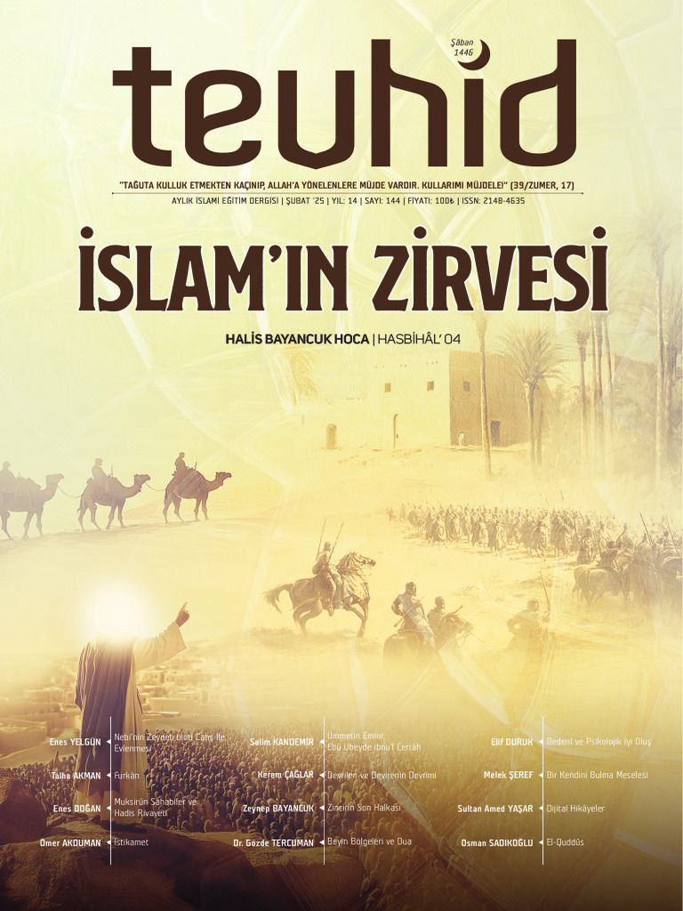 İslam'ın Zirvesi, Tevhid Dergisi, 144. Sayı | PDF