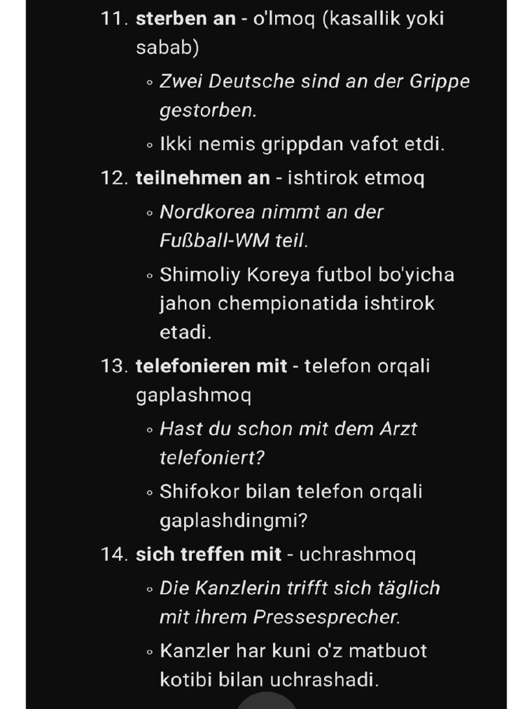 DativVerben (1) | PDF