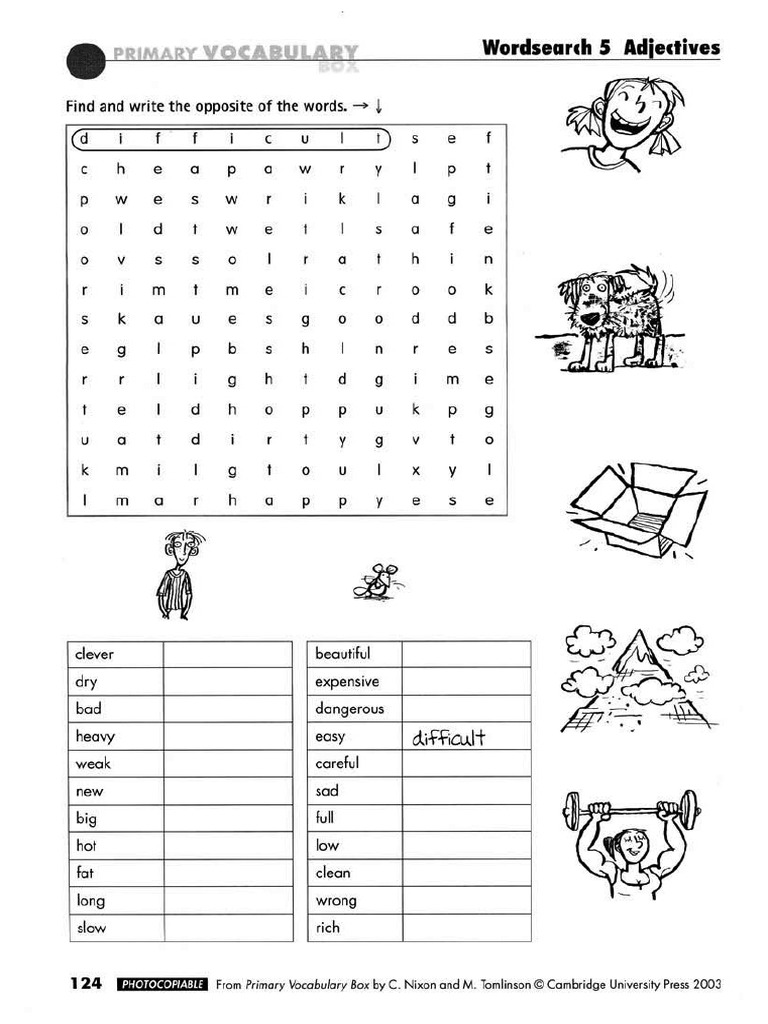 Opposites Word Search | PDF