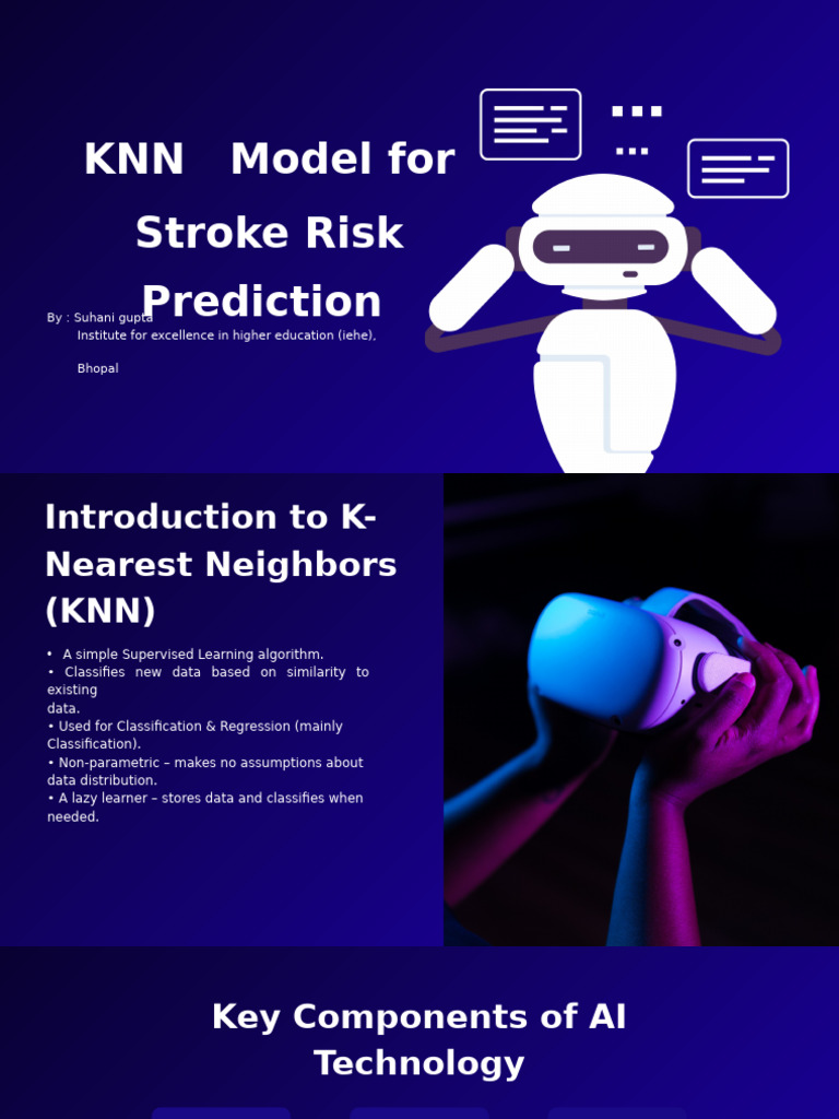 KNN Stroke Risk Prediction Model | PDF | Artificial Intelligence ...