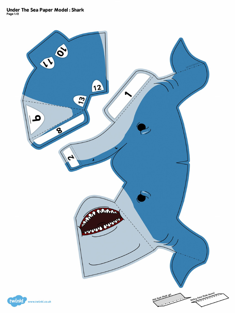 T T 15102 Under The Sea Paper Models Pack | PDF