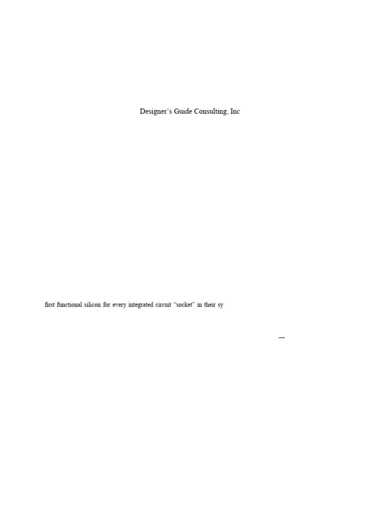 Specification Driven Analog and Mixed Signal Verification | PDF | Mixed Signal Integrated ...