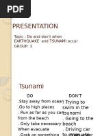 Earthquake Duck, Cover, and Hold Tips | PDF
