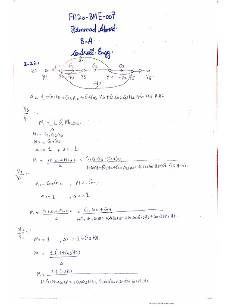 Control Assignment SFG | PDF