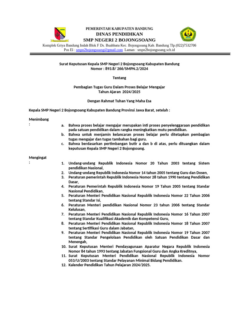 Skbm Bojes 2 Ta 2024 2025 | PDF