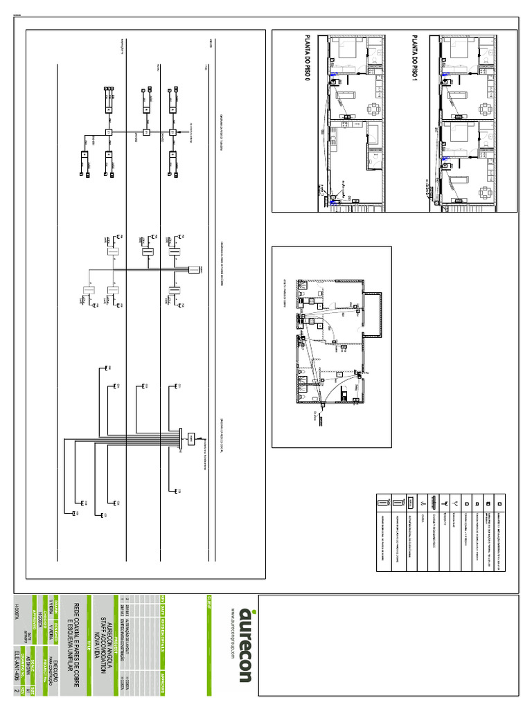 ELEC-AN1-406 - Rev 2 - Rede Coaxial & Pares de Cobre & Esquema Unifilar | PDF