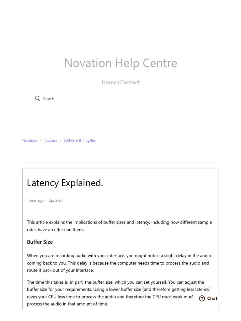 Latency Explained. - Novation | PDF | Latency (Engineering) | Electronics