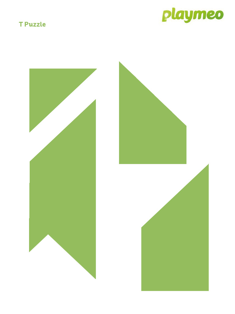 T Puzzle Template | PDF