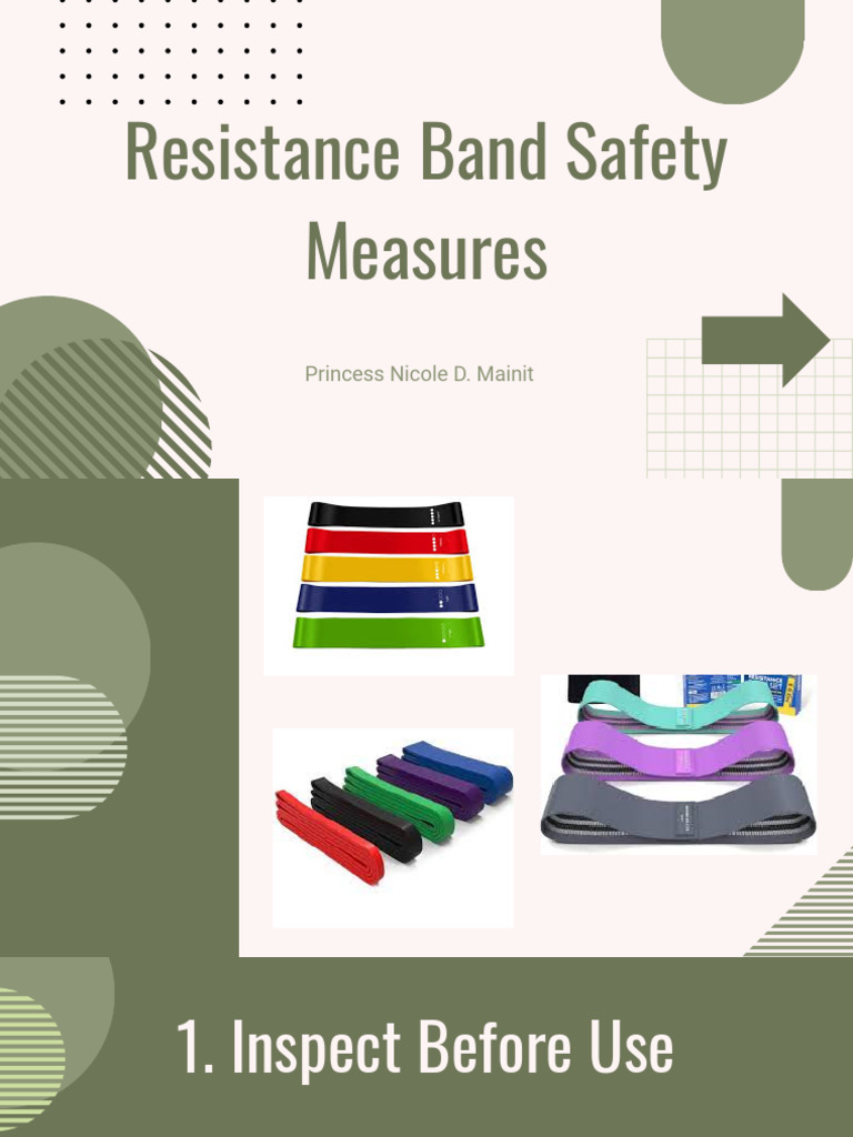 Resistance Band Safety Guidelines | PDF