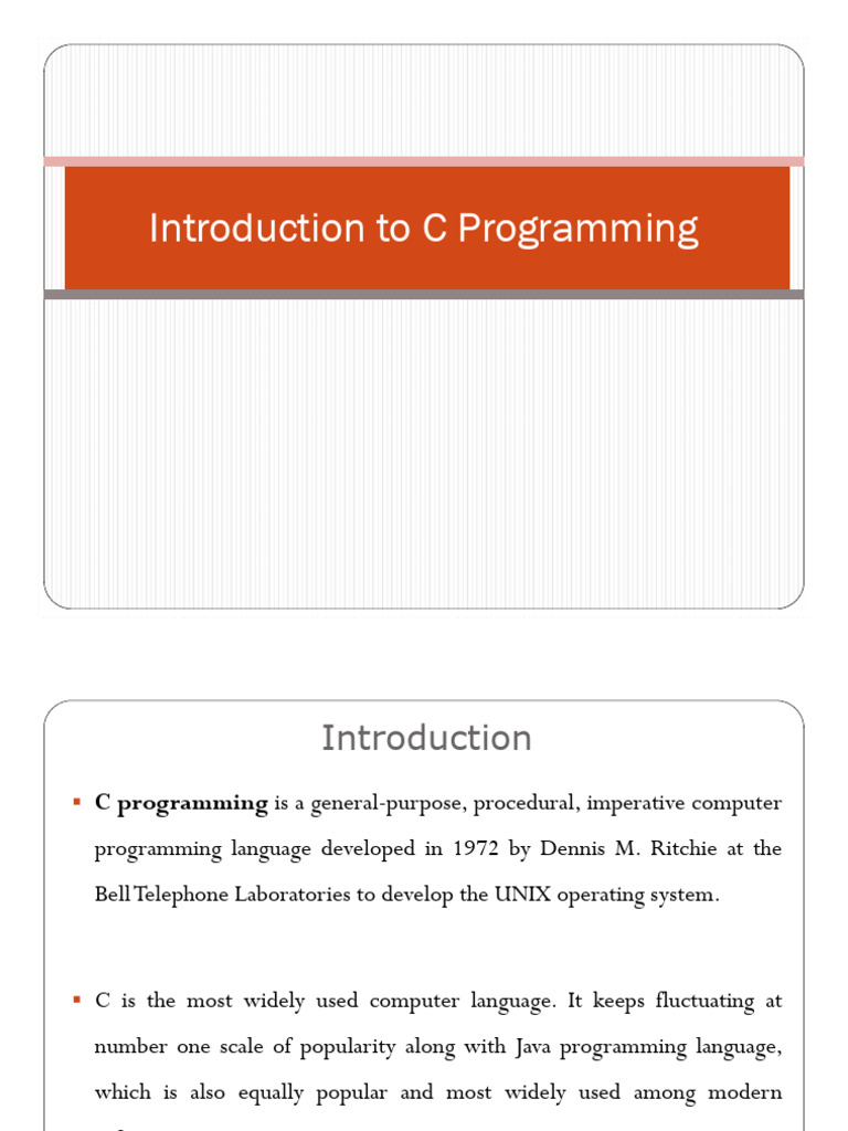 C Programming: Basics and Applications | PDF | Computer Programming ...