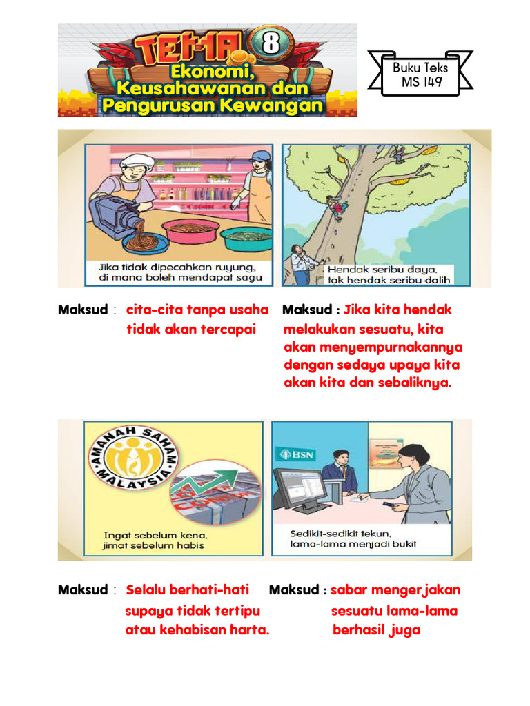 Jawapan Tema 8 (2) | PDF