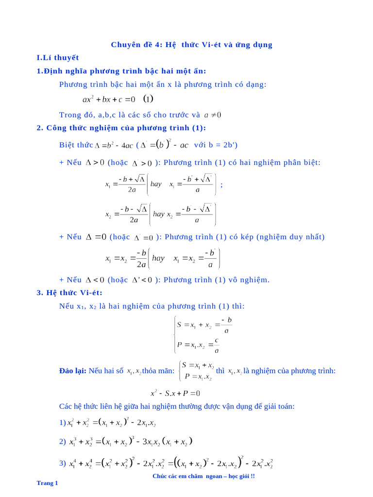 Dinh Ly Vi Et | PDF