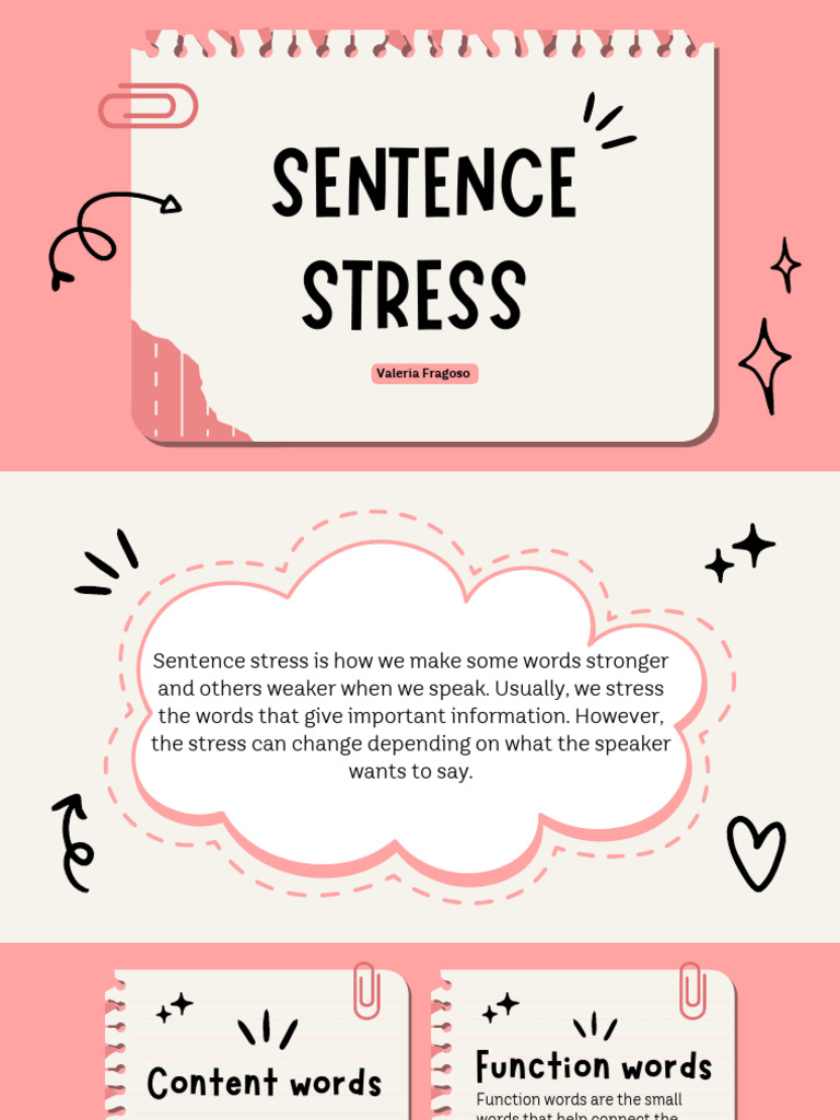 Sentence Stress | PDF