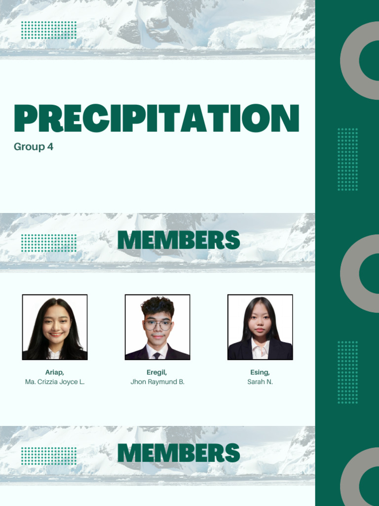 Group 4 PRECIPITATION | PDF | Precipitation | Rain