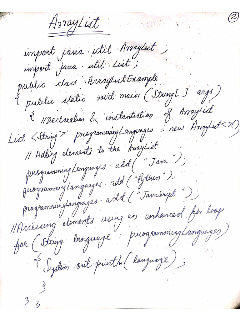 ArrayList | PDF