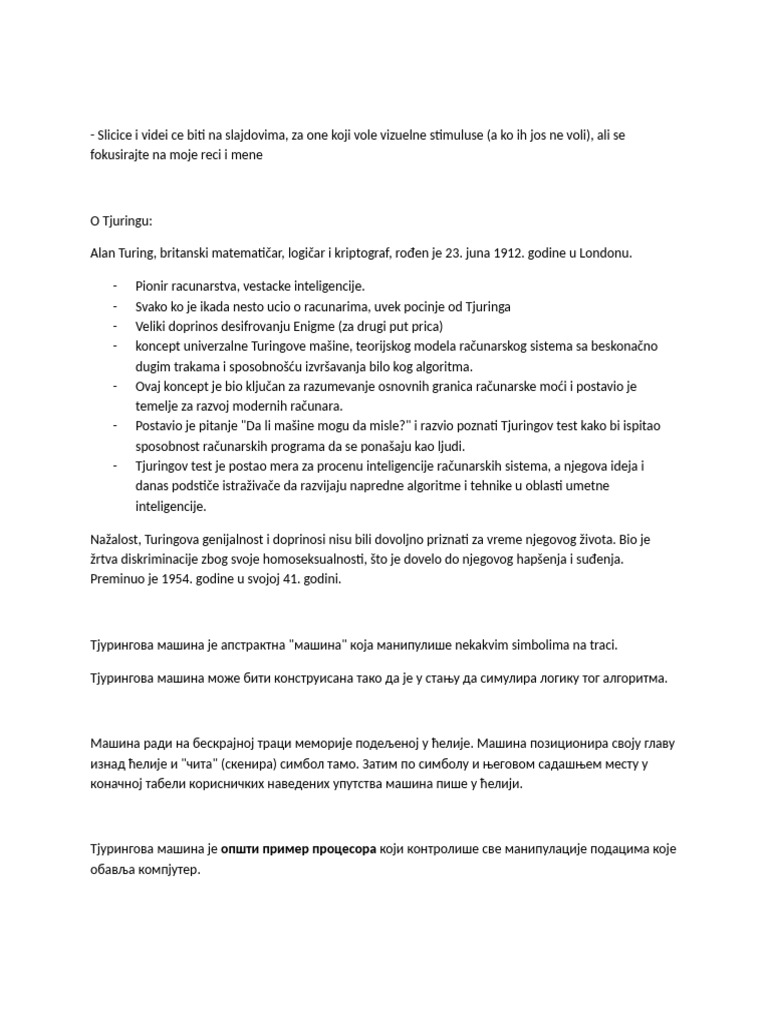 Tekst Predavanja | PDF