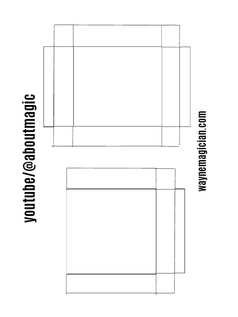 Drawer Box Template AboutMagic 01 | PDF