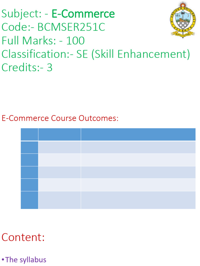 E-Commerce Basic Concept | PDF | E Commerce | Electronic Business