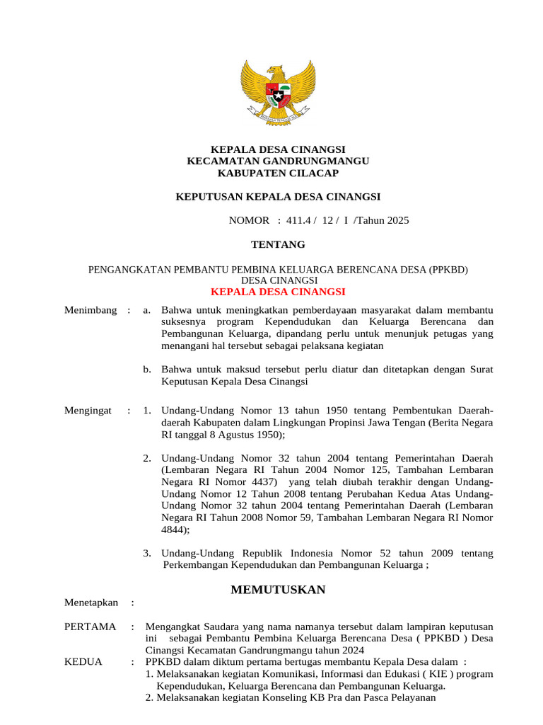 SK PPKBD Dan Sub PPKBD | PDF
