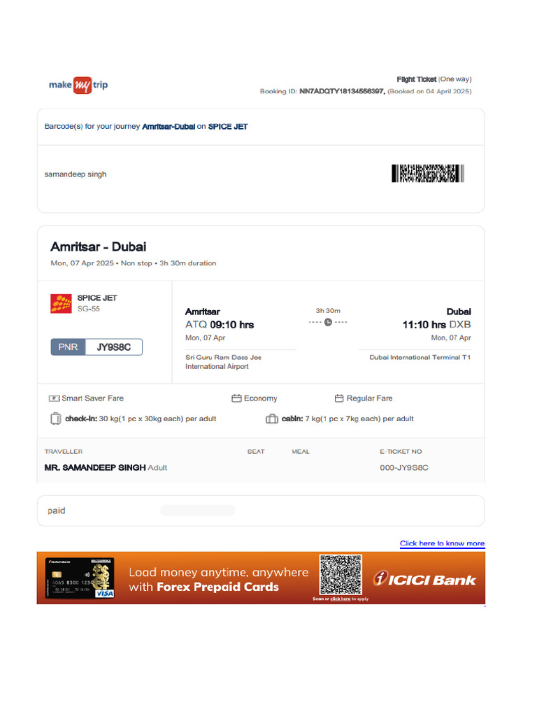 NN7ADQTY18134556397 ETicket | PDF