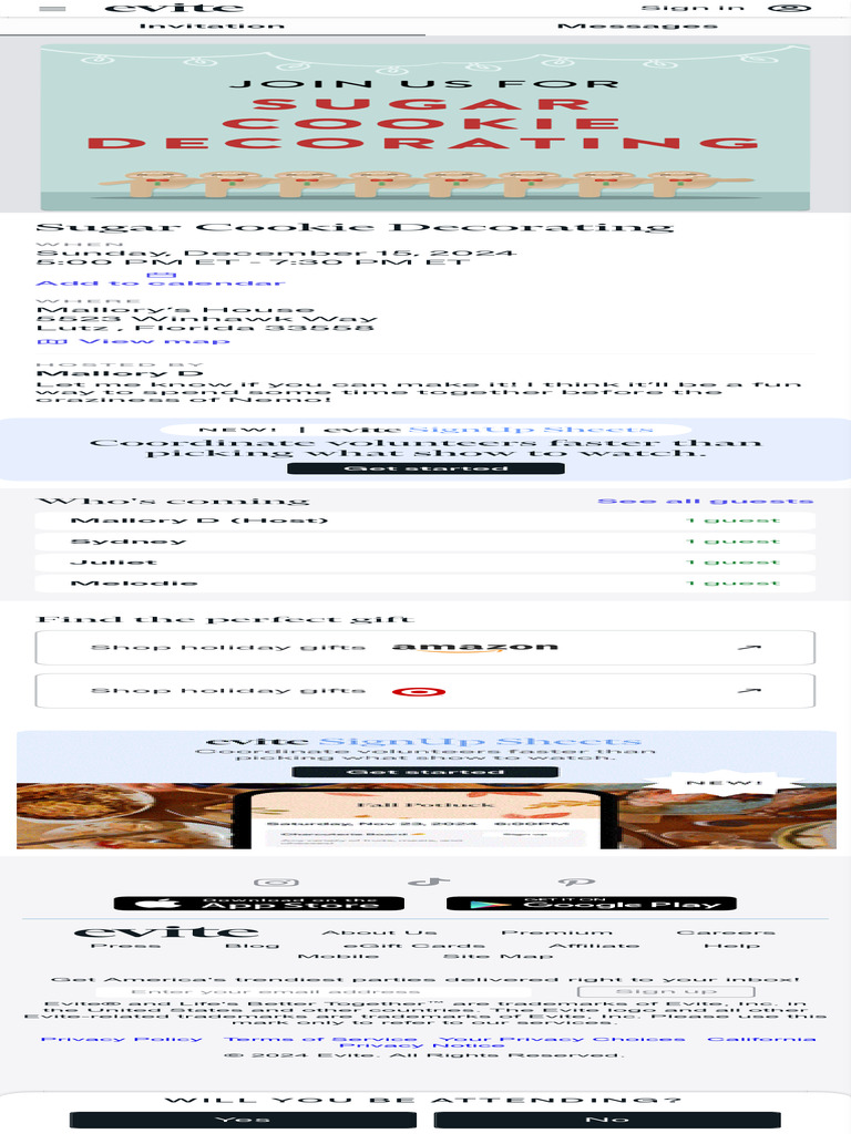 Evite Online Invitations, Greeting Cards & Party Ideas | PDF